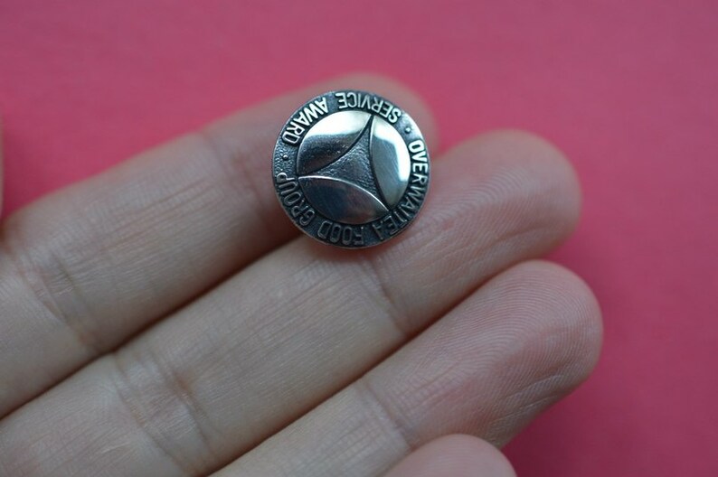 Pin Birks Canada Sterling Over Wai Tea Food Group Service Award - Etsy