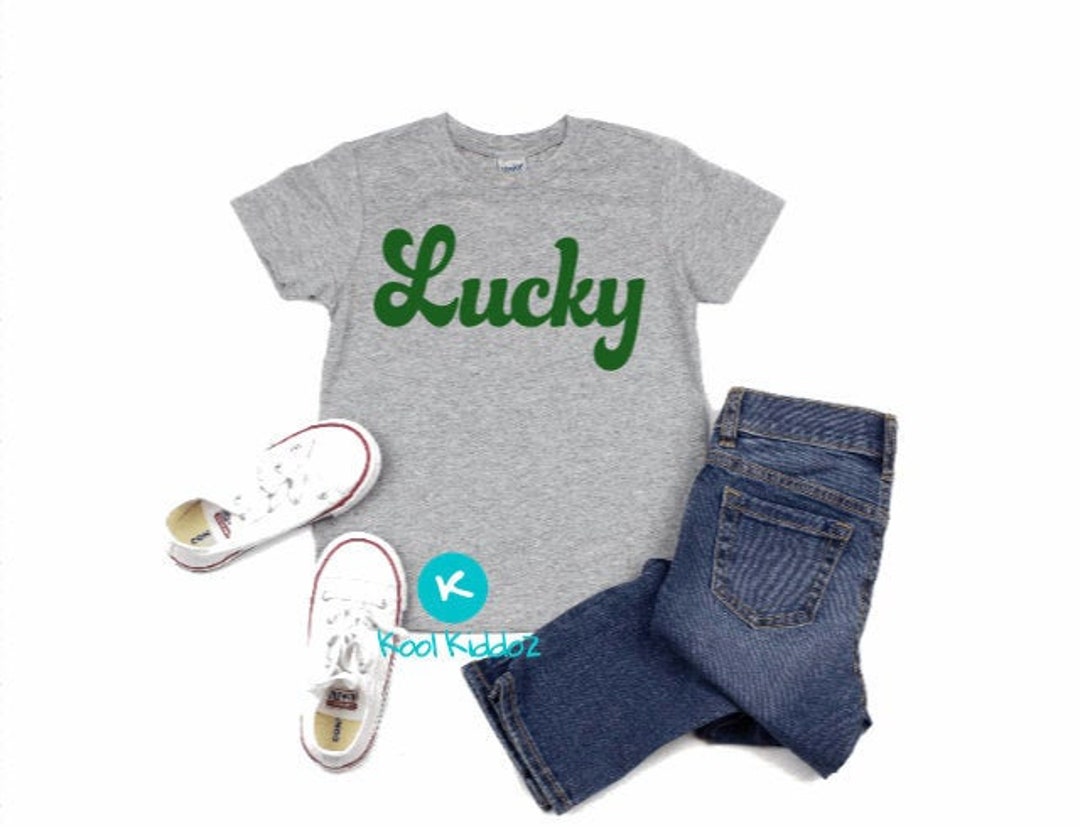 Lucky Kids Shirt, St Patricks Day Shirt, Kids St Pattys Shirt, Cute St ...