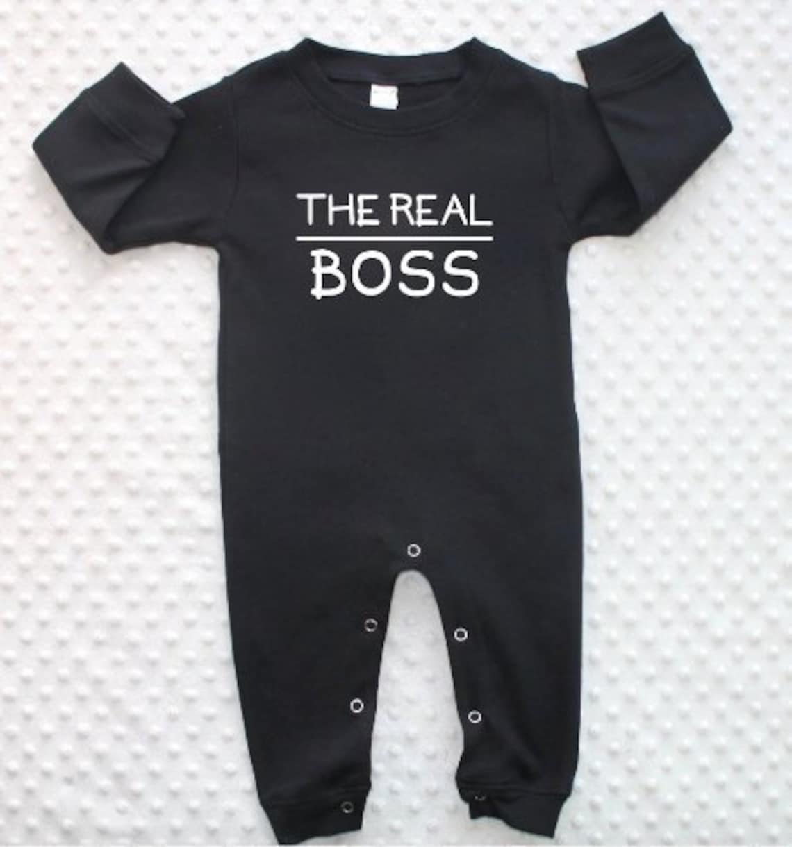 Der echte Boss Baby Strampler Baby Mädchen Strampler Baby | Etsy