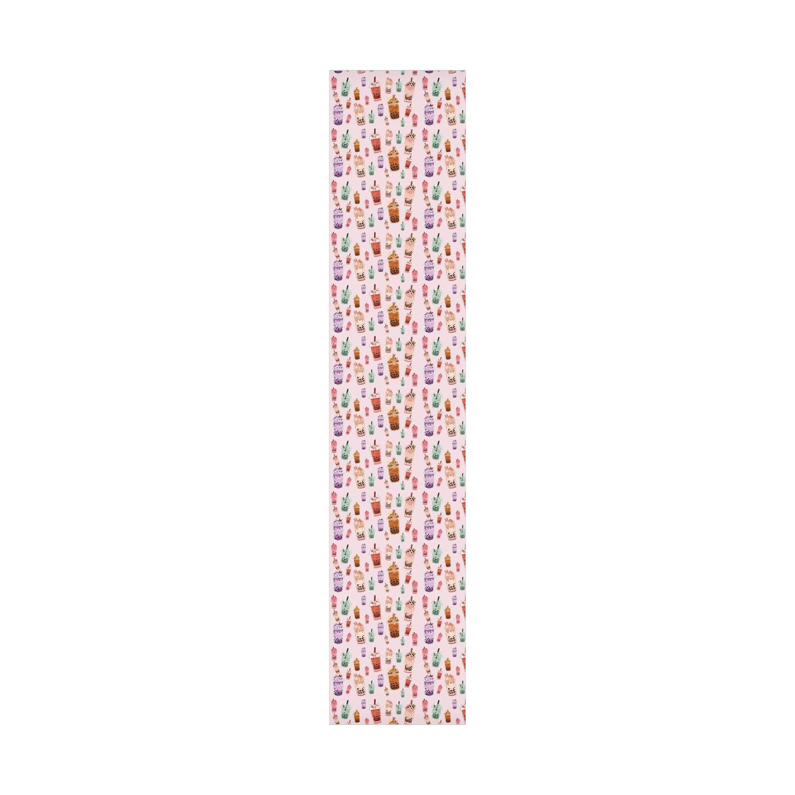 Boba Wrapping Paper, Holiday Gift Wrap, Christmas Wrapping Paper, Boba ...