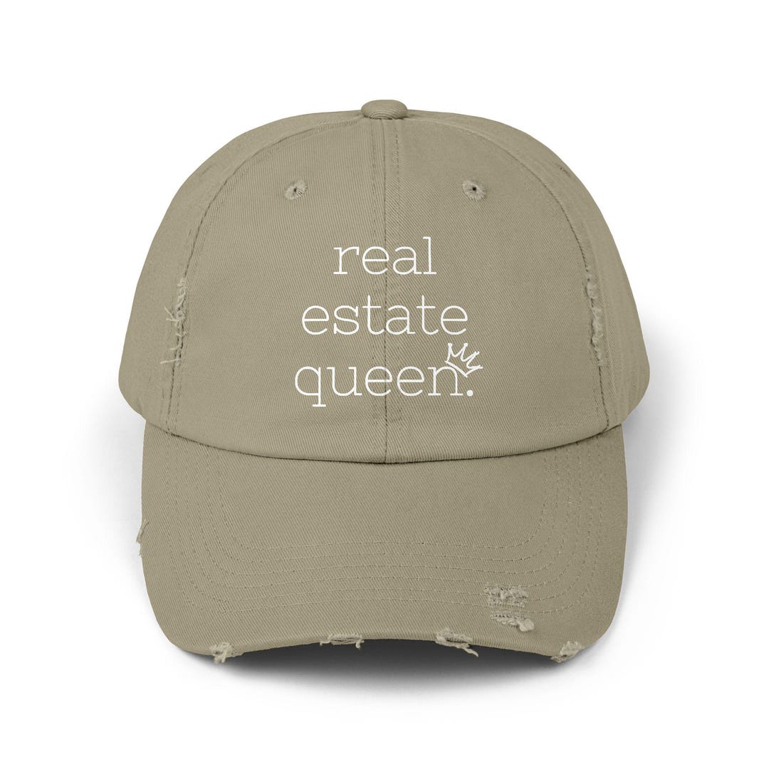 Real Estate Queen Hat, Ask Me About Real Estate Cap, Real Estate ...