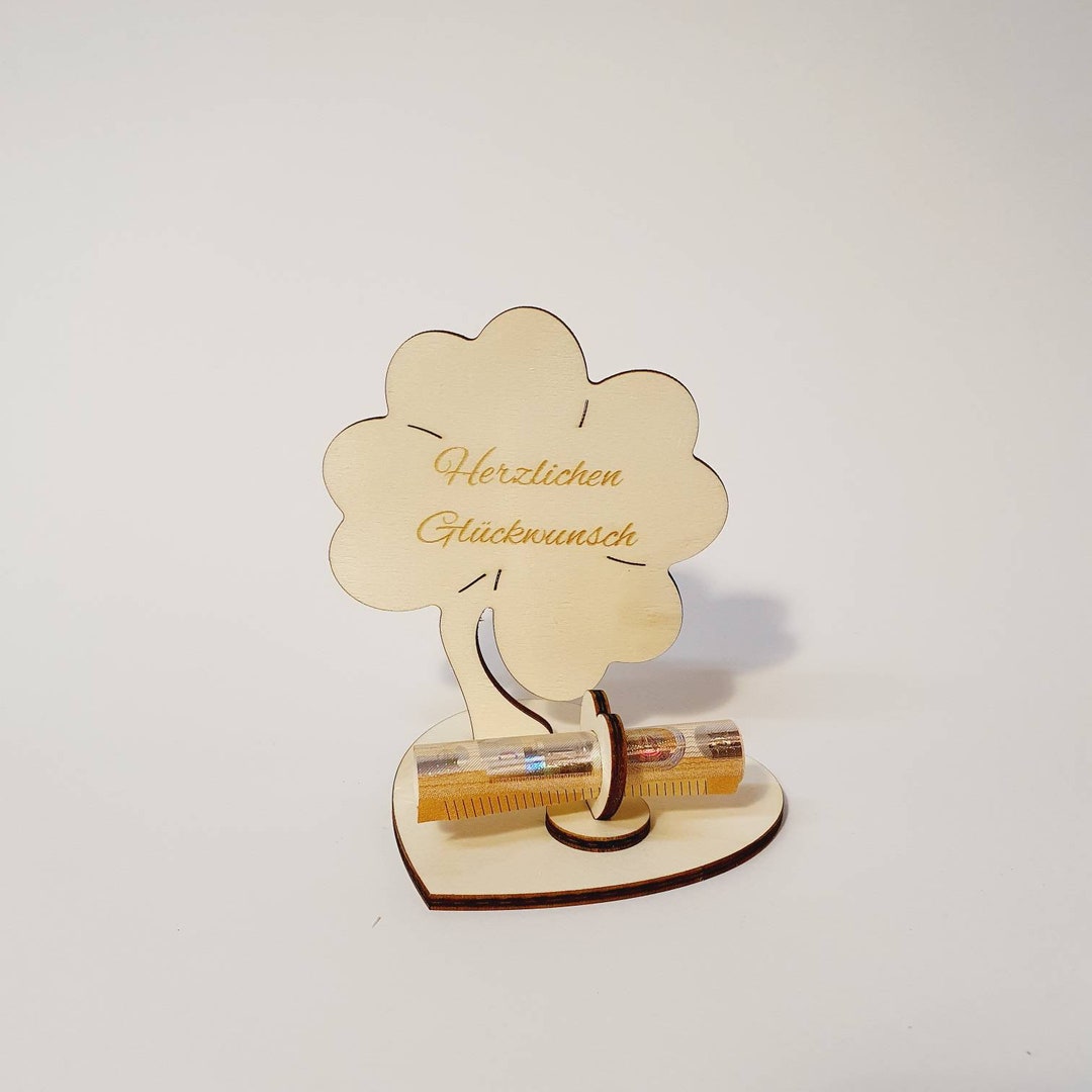 Personalized Money Gift Birthday Gift Congratulations, Shamrock With ...