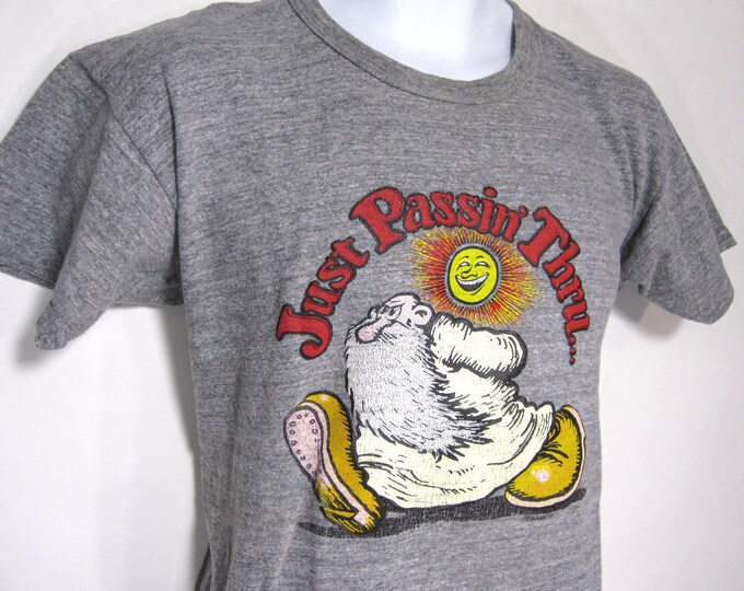 Vintage Robert Crumb Mr. Natural Just Passin' Thru T-shirt Sz.m 1970's - Etsy