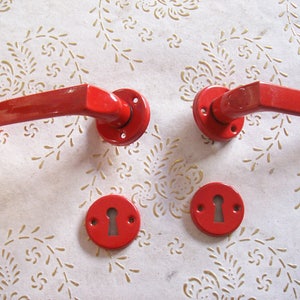 Vintage Italy Red Handle of Very High Quality. Red Handles. Italian ...