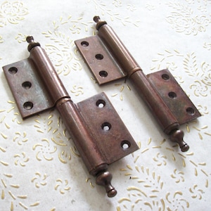 Italy Vintage Hinges in Bronze Iron. for Interior and External Doors ...