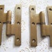 Italy Vintage Hinges Brushed Brass for Interior Doors of Excellent ...