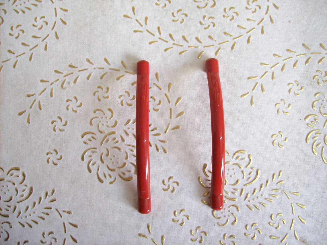 Italy Brass Handles in High Quality. Polished Red Handles. Iron Red ...