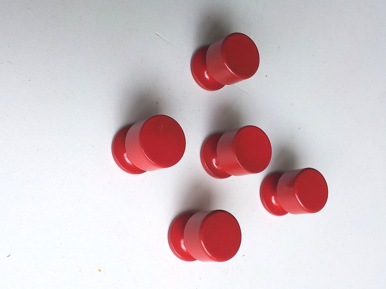 Italy Brass Knobs in High Quality. Brass Red Drawer Pull. Turned Red ...