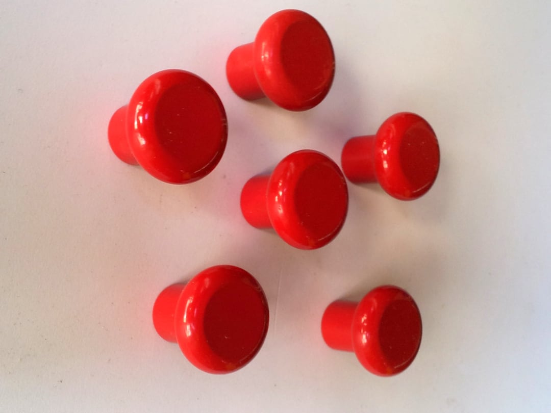 Italy Brass Knobs in High Quality. Brass Red Drawer Pull. Turned Red ...