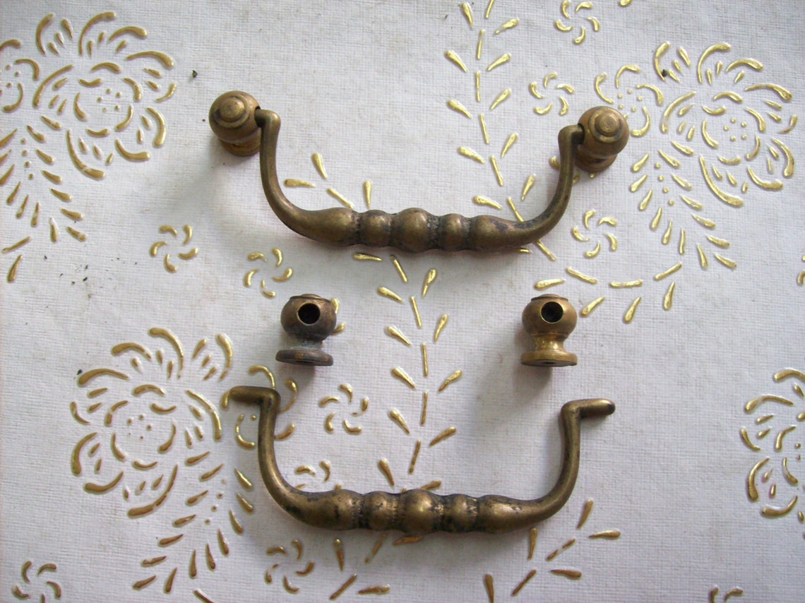 Vintage Italy Ancient Handle Antique Brass Furniture in High Quality ...