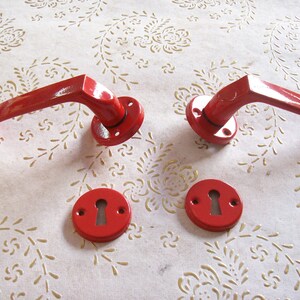 Vintage Italy Red Handle of Very High Quality. Red Handles. Italian ...