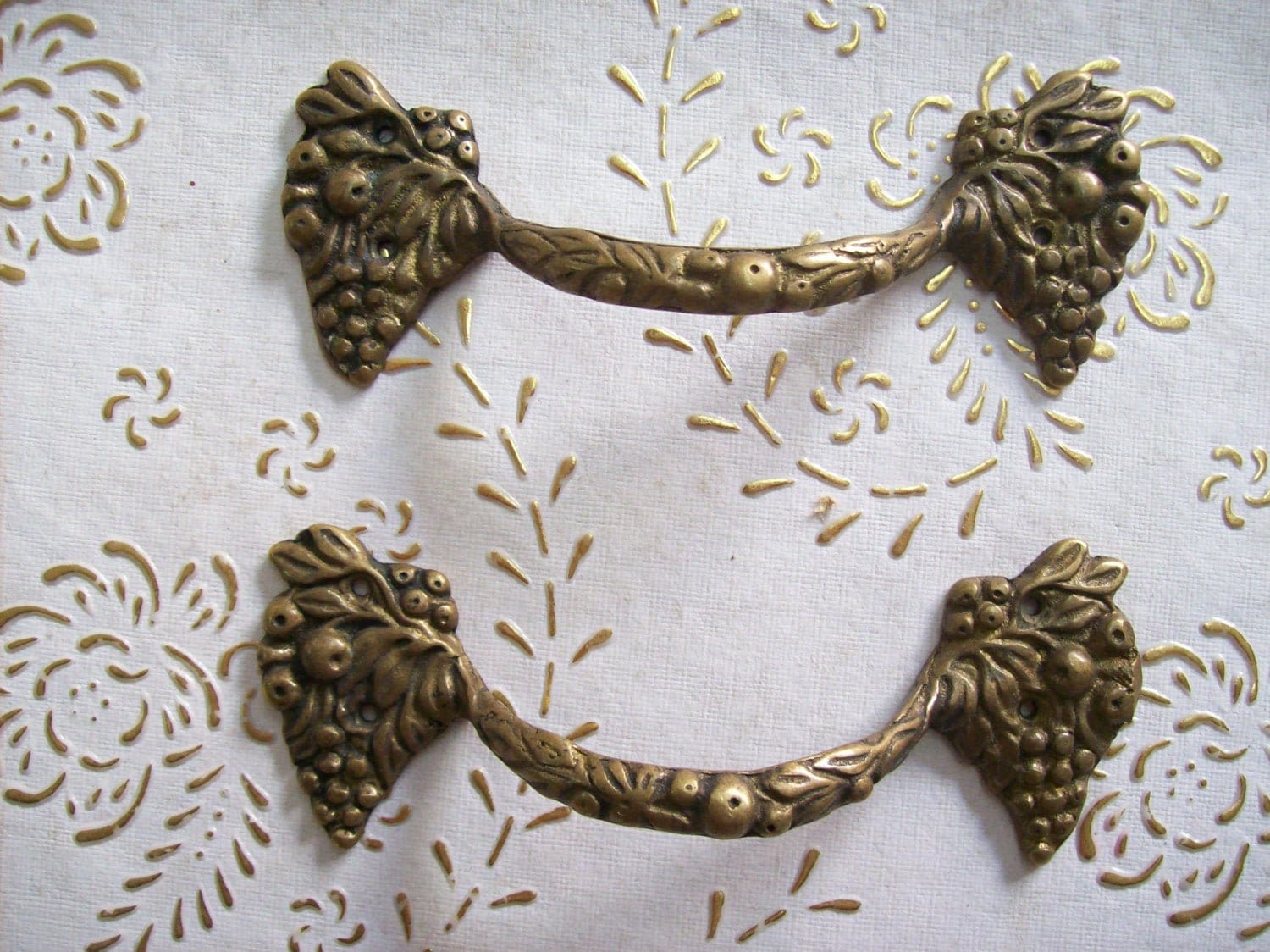 Vintage Italy Ancient Handle Antique Brass Furniture in - Etsy
