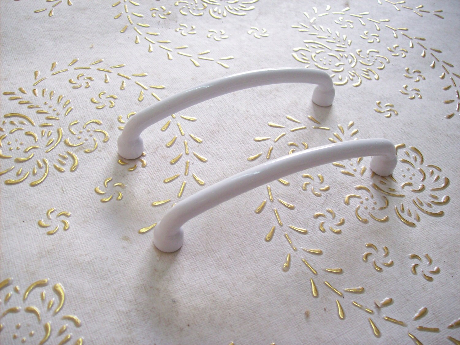 Italy Brass Handles in High Quality. Polished White Handles. - Etsy