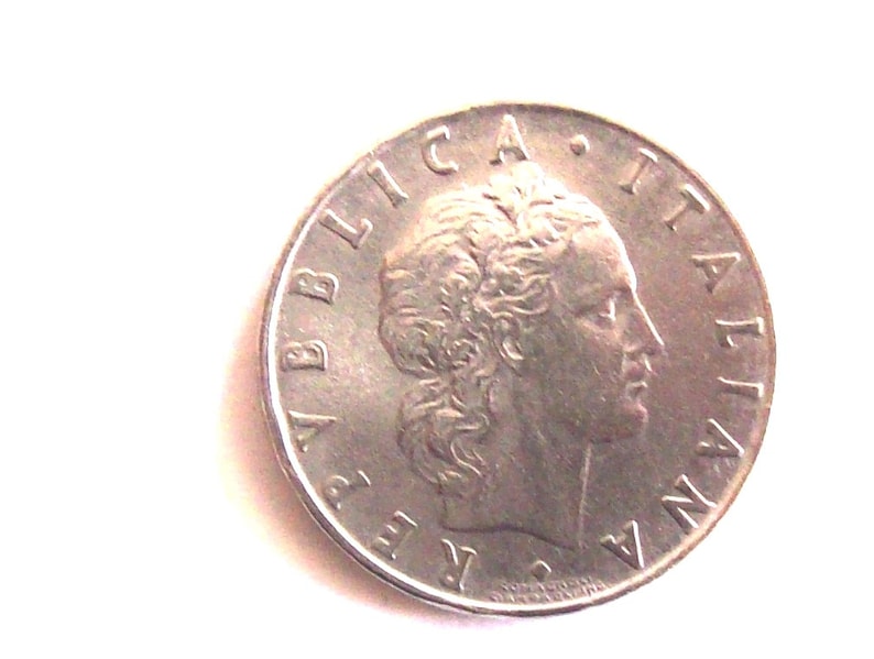 Vintage Italy 1954. Lire 50 Very Rare Coin. Repubblica - Etsy