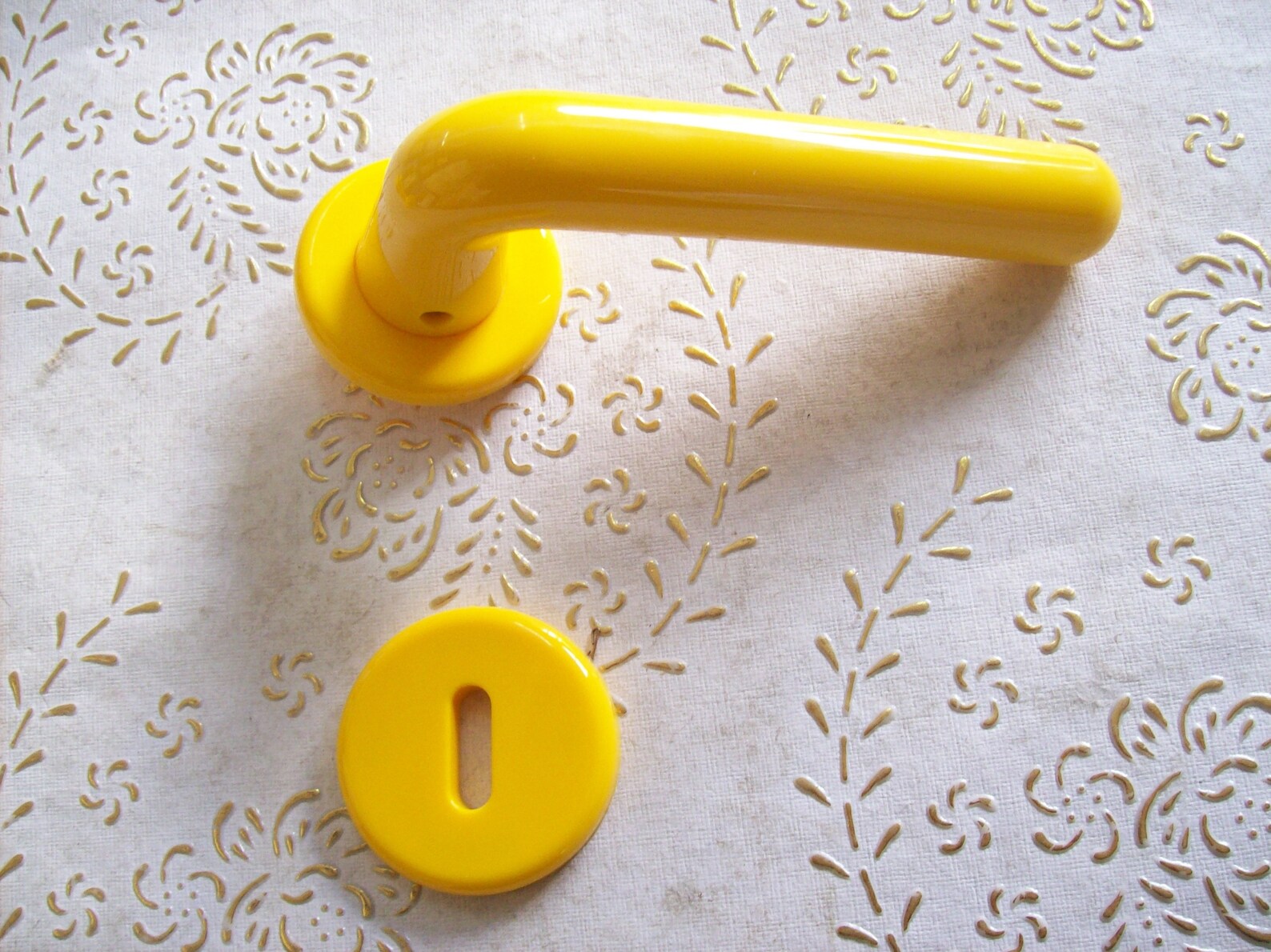 Vintage Italy Yellow Handle of Very High Quality. Yellow | Etsy