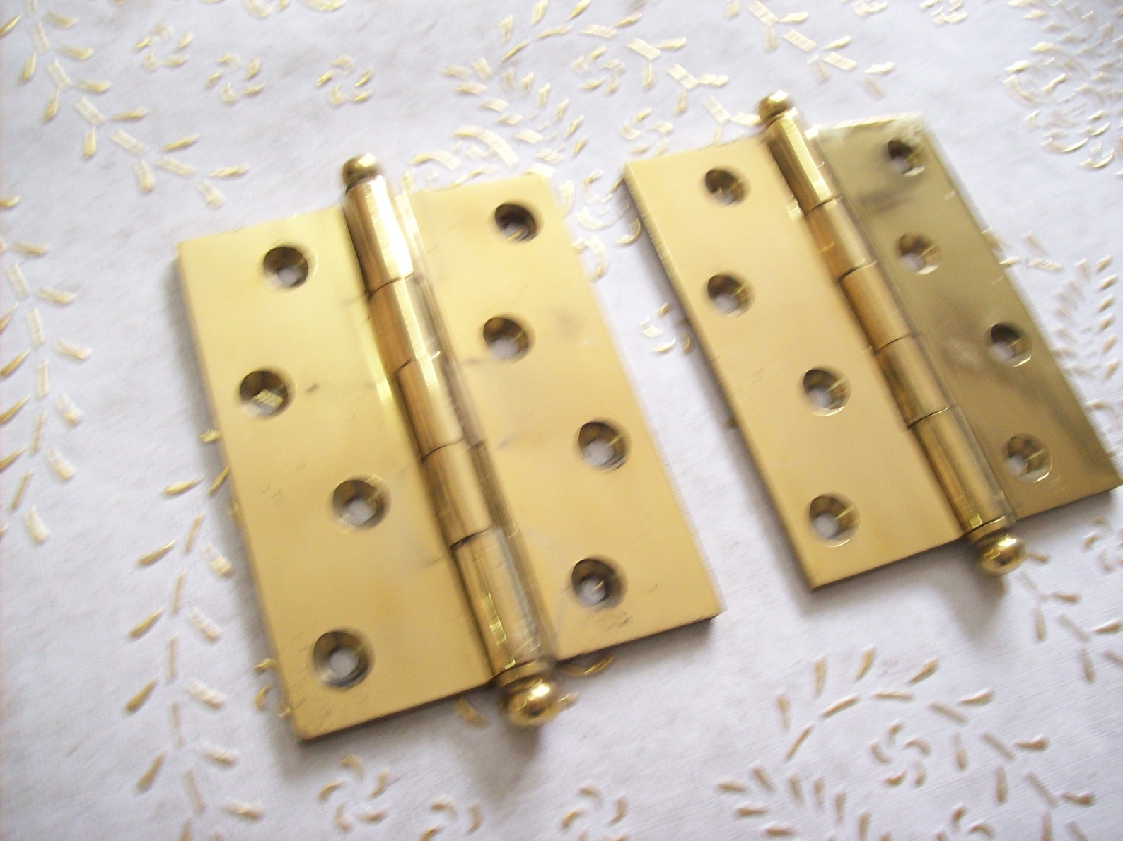 Italy Vintage Hinges Gold Brass for Interior Doors of Excellent Quality ...