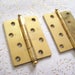 Italy Vintage Hinges Gold Brass for Interior Doors of Excellent Quality ...