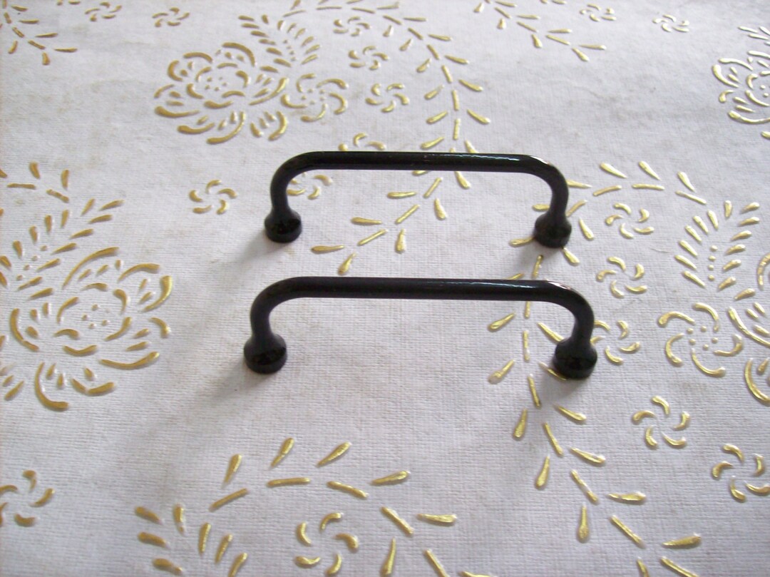 Italy Brass Handles in High Quality. Polished Black Handles. Iron Black ...