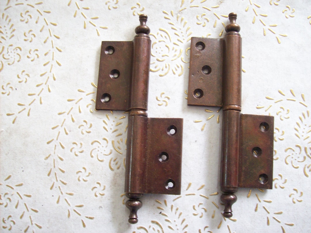 Italy Vintage Hinges in Bronze Iron. for Interior and External Doors ...