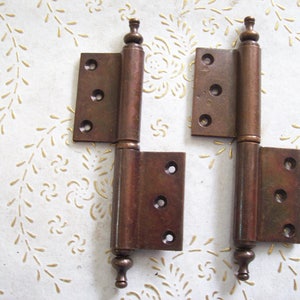Italy Vintage Hinges in Bronze Iron. for Interior and External Doors ...