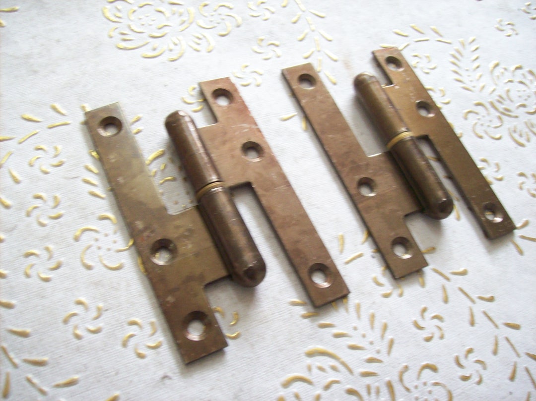 Italy Vintage Hinges in Bronze Iron. for Interior and External Doors of ...