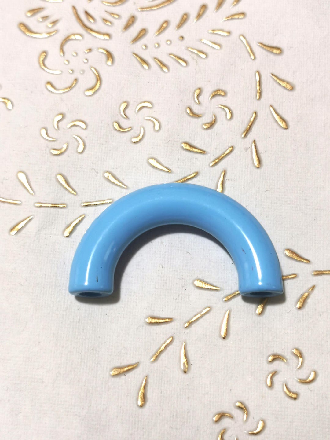 Italy Brass Handles in High Quality. Light Blue Handles. Iron Light ...