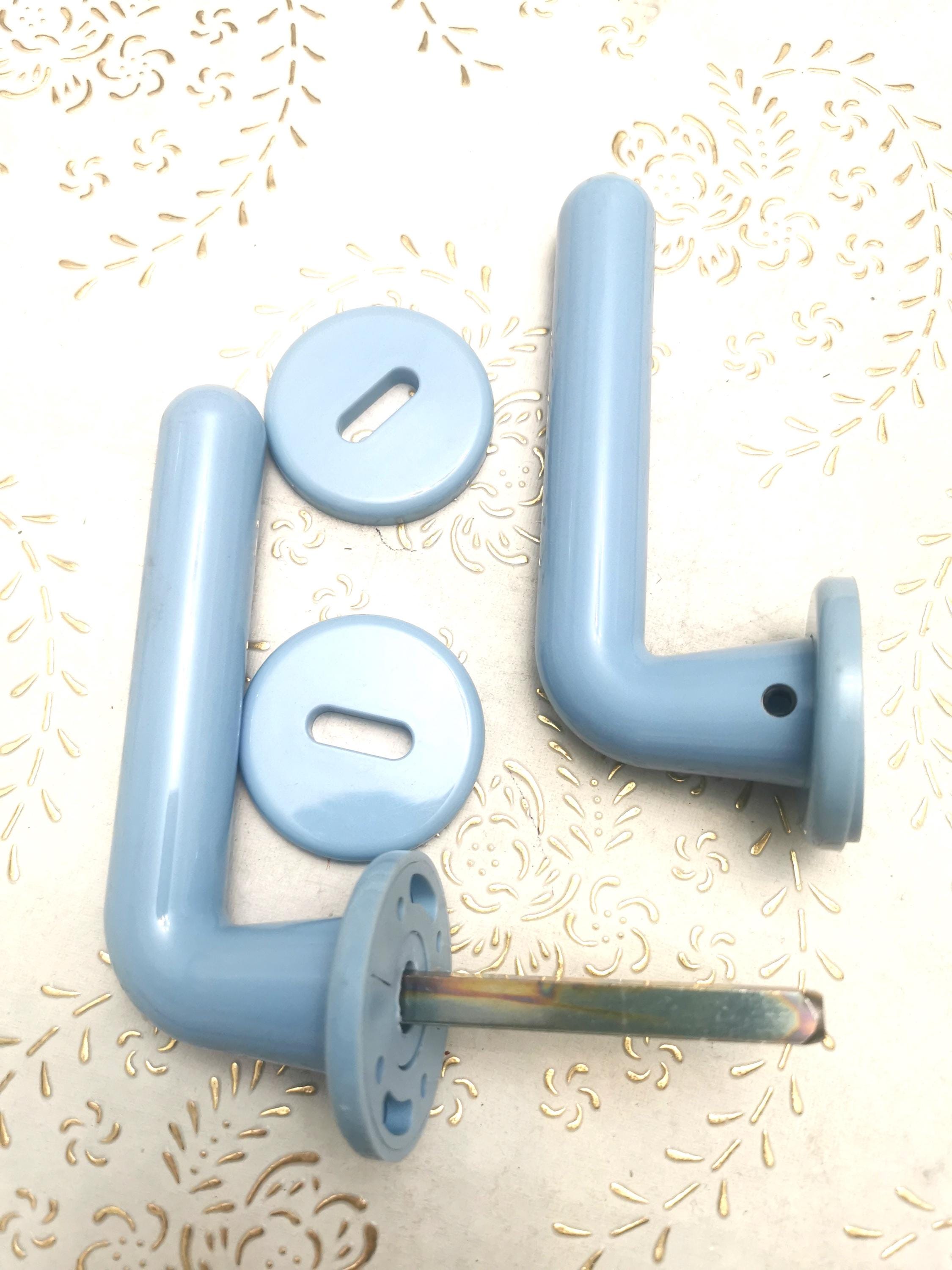 Vintage Italy Light Blue Handle of Very High Quality. Light Blue ...