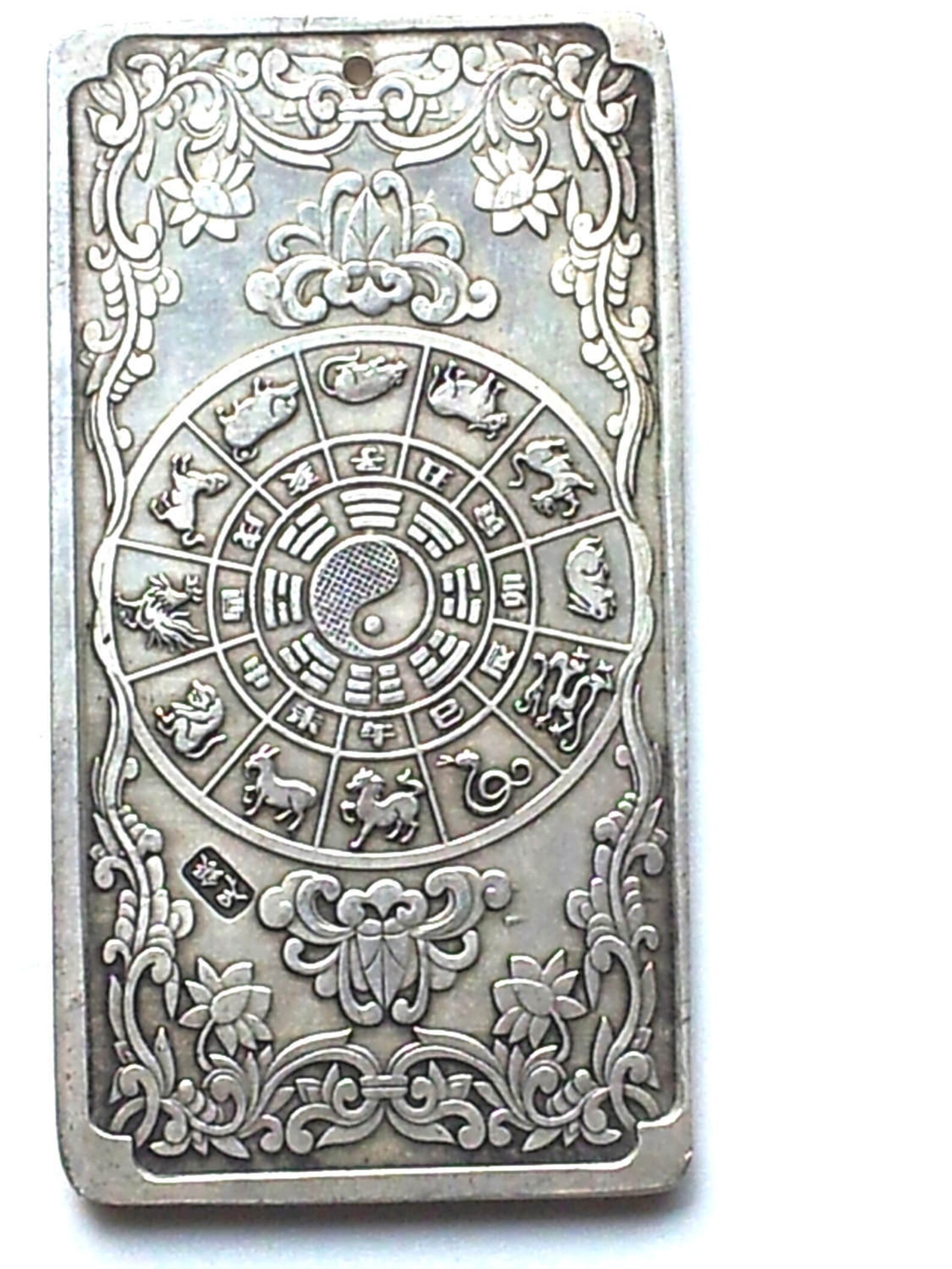 Vintage Antique China Tibet Silver Amulet.sheep - Etsy