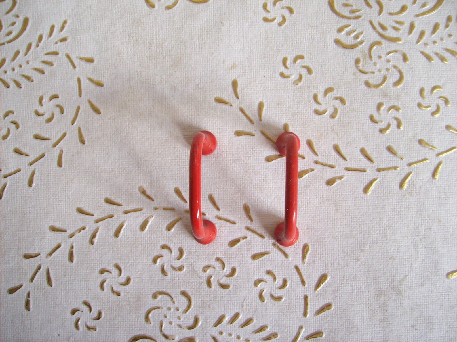 Italy Brass Handles in High Quality. Polished Red Handles. Iron Red ...