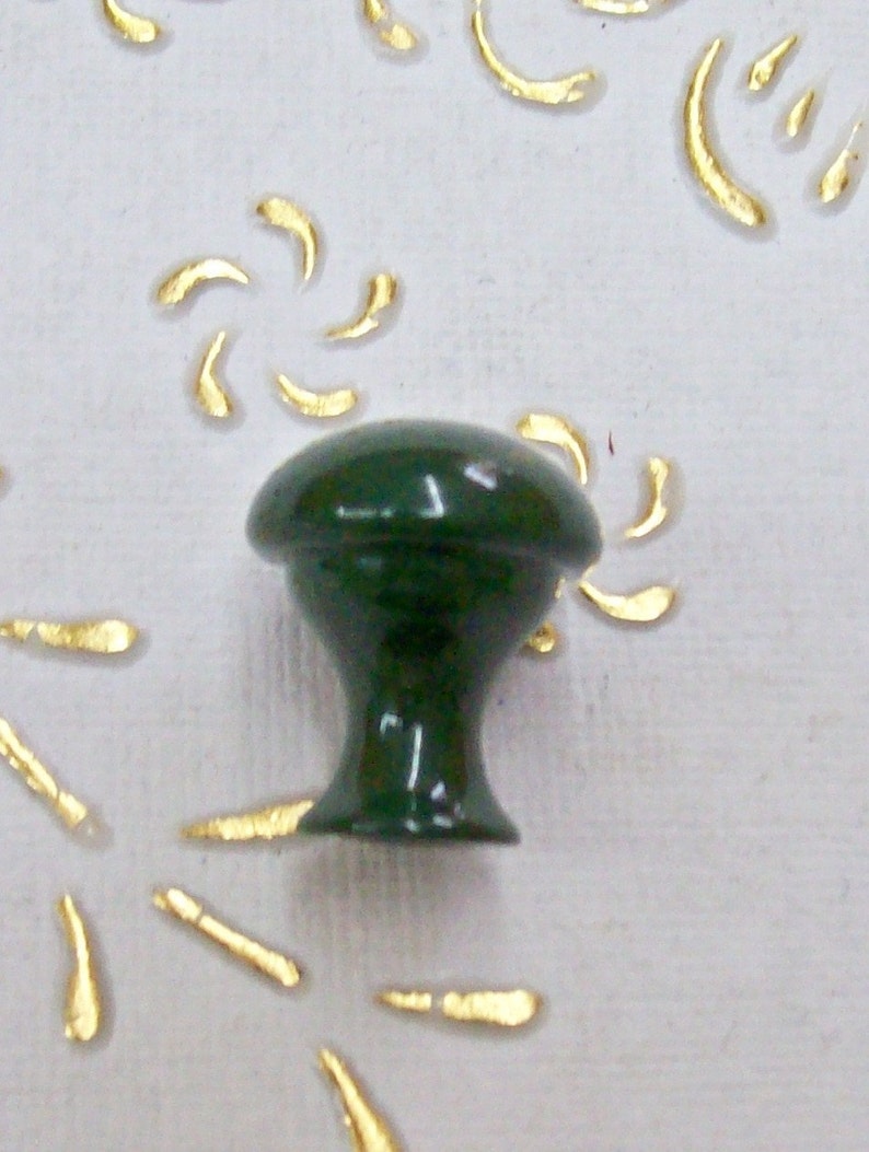 Italy Brass Knobs in High Quality. Brass Knob Green Lacquered.green ...