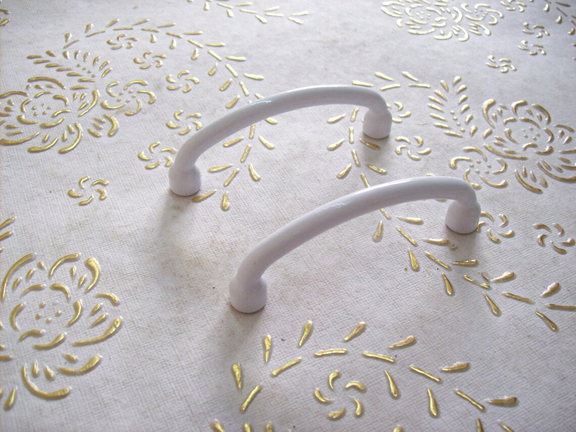Italy Brass Handles in High Quality. Polished White Handles. Iron White ...
