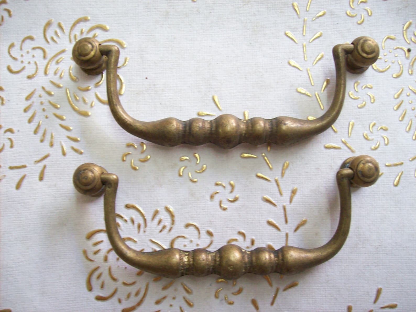 Vintage Italy Ancient Handle Antique Brass Furniture in High - Etsy