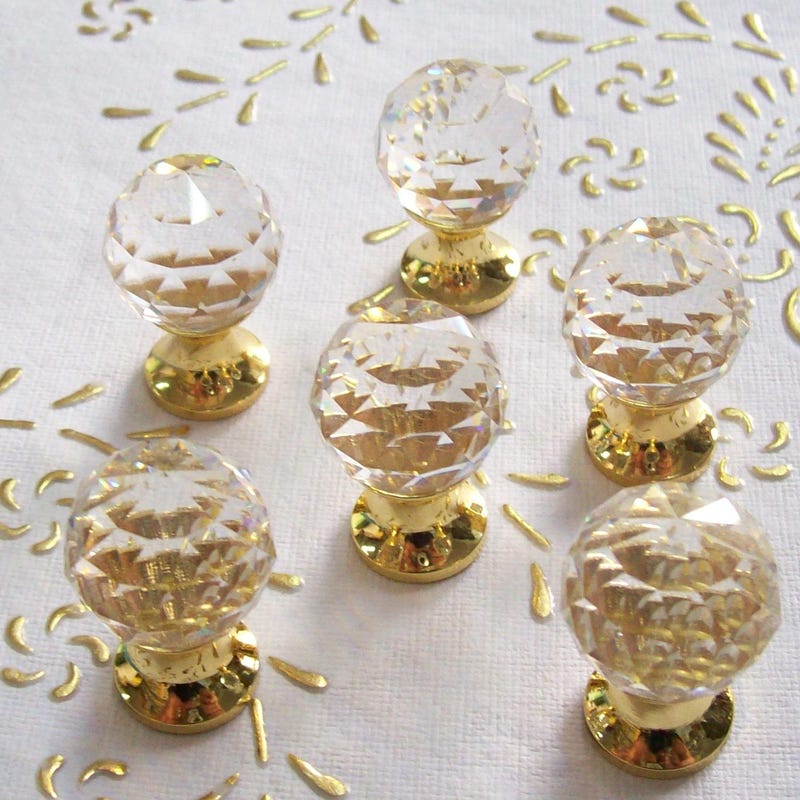 Crystal Knobs - Etsy