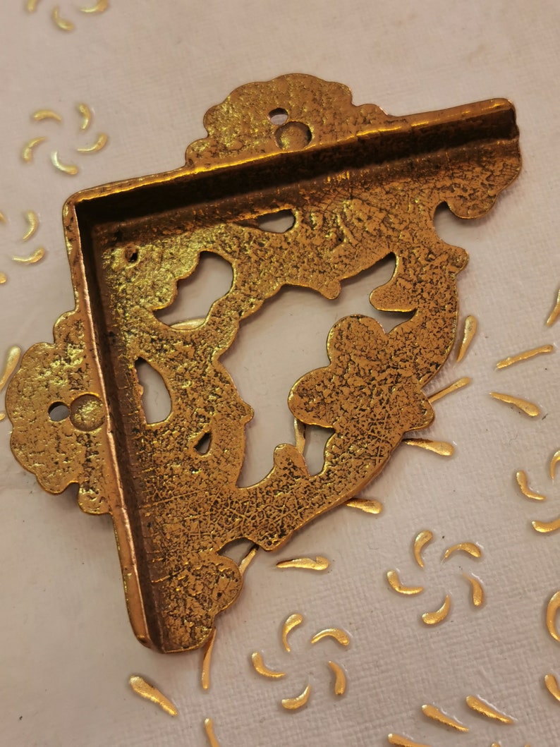 Vintage Italy Set of 4 High Quality Solid Brass Antique | Etsy