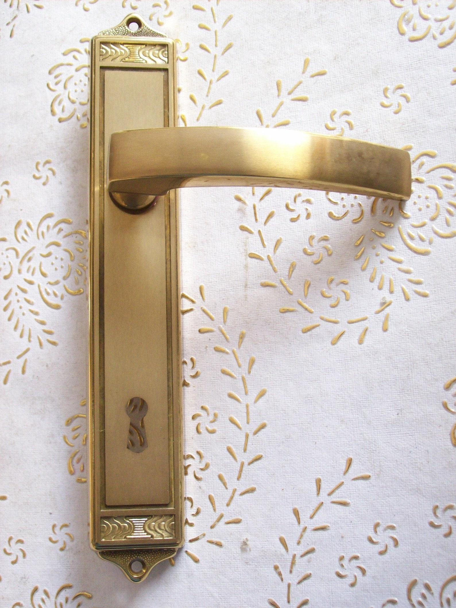 Italy Handle in Antique Brass Satin Bronze. Long Plate Frame - Etsy