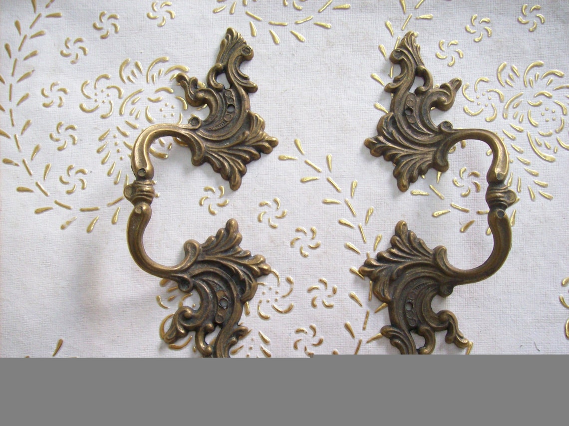 Vintage Italy Ancient Handle Antique Brass Furniture in High Quality ...