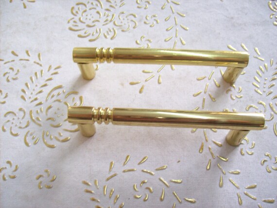 Italy Brass Handles in High Quality. Polished Brass Handles. | Etsy