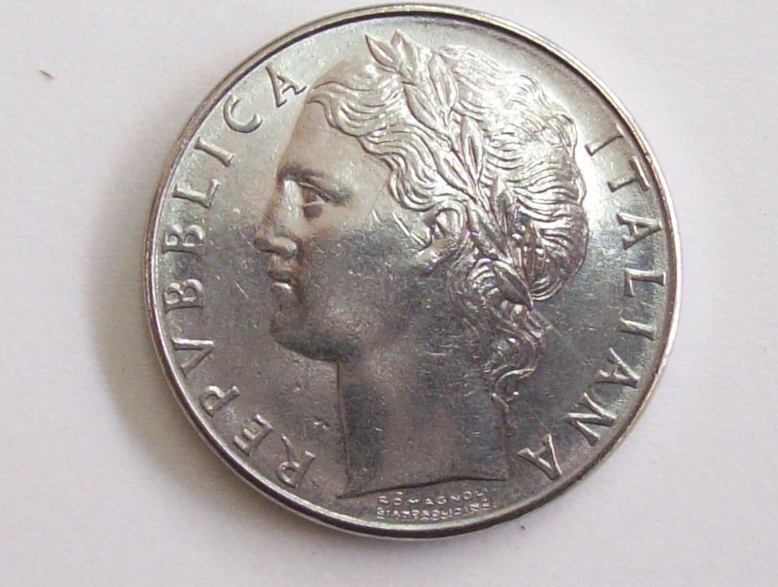 Vintage Italy 1980 Lire 100 Coin Italian Republic.bay Tree - Etsy