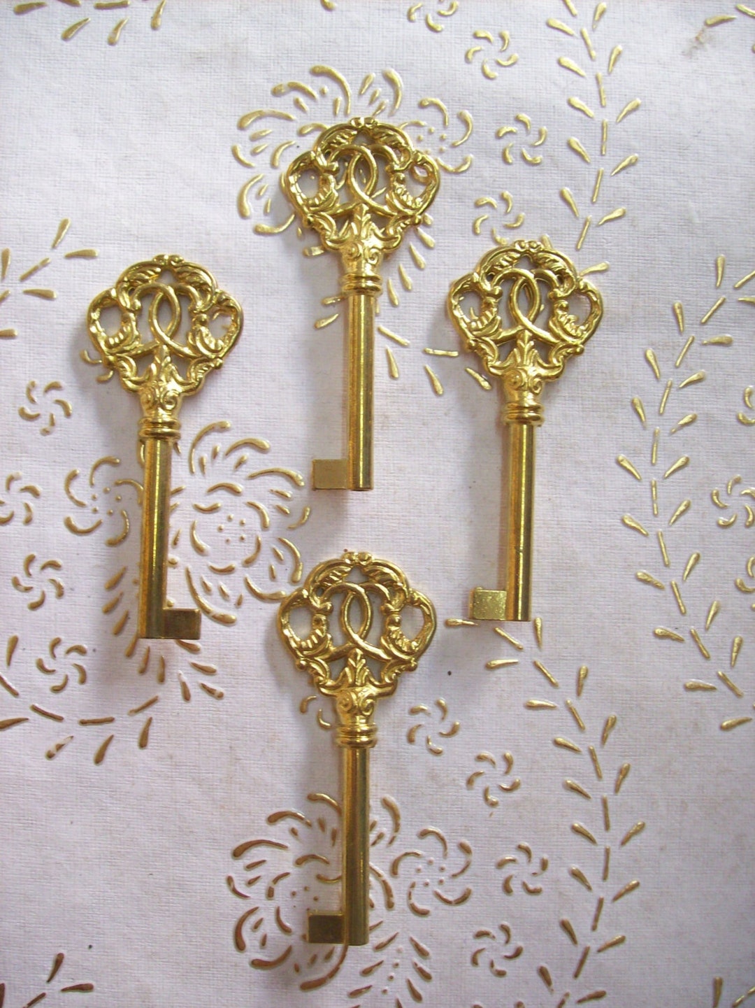 Vintage Italy Ancient Gold Key for High Quality Doors.key for Drawer or ...