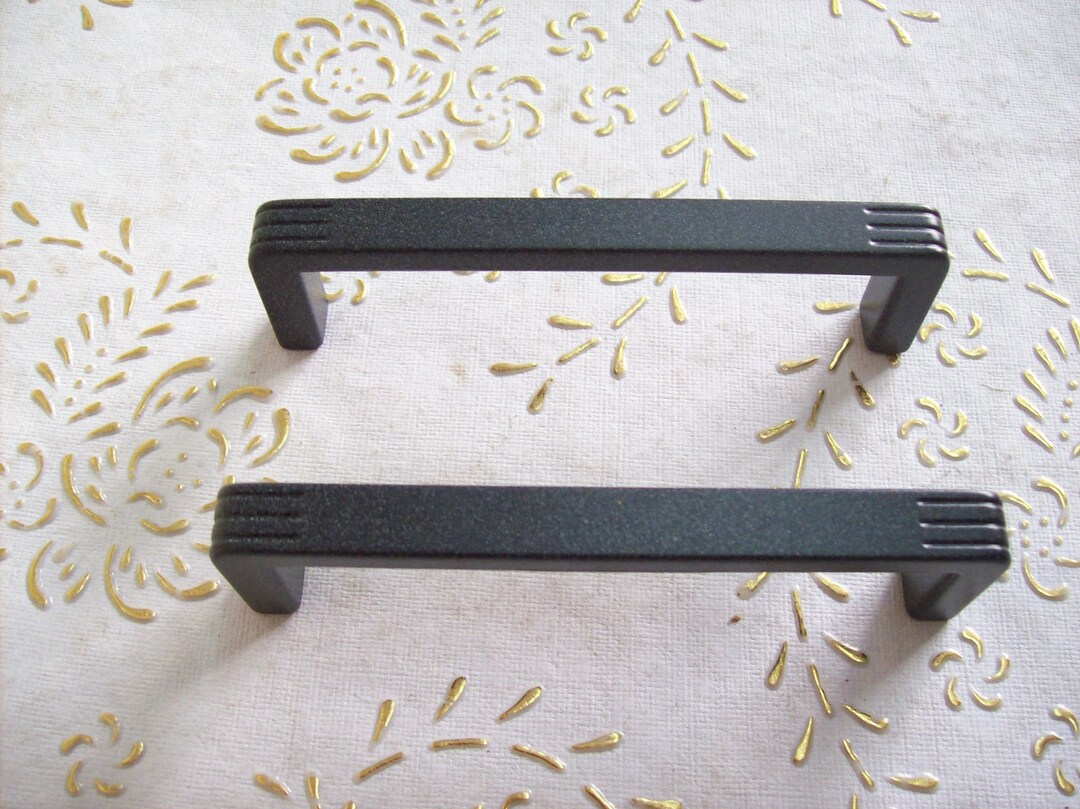 Italy Brass Handles in High Quality. Brass Dark Grey Marble Effect ...