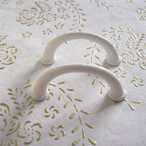 Italy Brass Handles in High Quality. Polished White Handles. White ...
