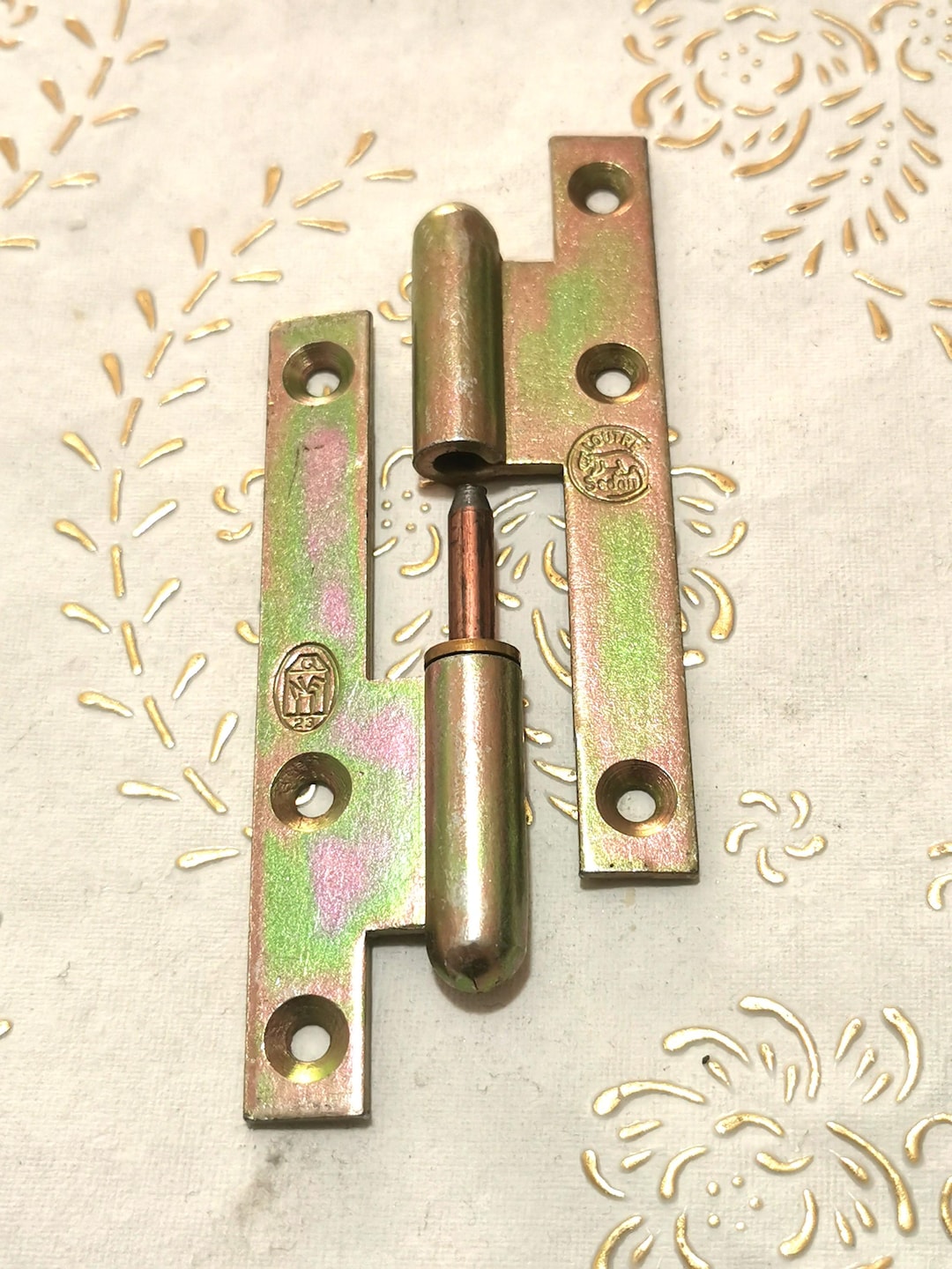 Italy Vintage Hinges in Bronze Iron. for Interior and External Doors of ...