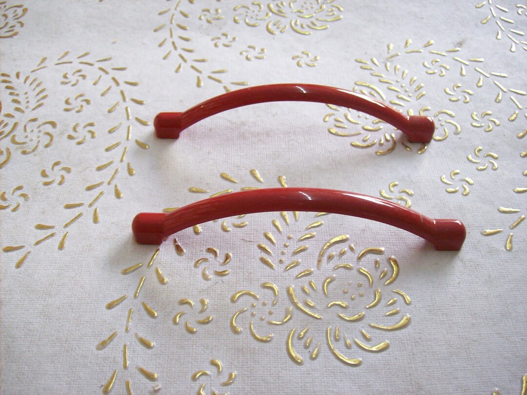 Italy Brass Handles in High Quality. Polished Red Handles. Iron Red ...