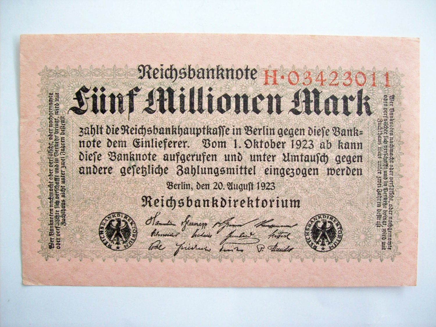 1923 German Mark
