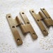Italy Vintage Hinges Brushed Brass for Interior Doors of - Etsy