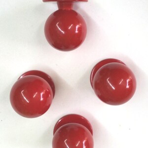Italy Brass Knobs in High Quality. Brass Red Drawer Pull. Turned Red ...