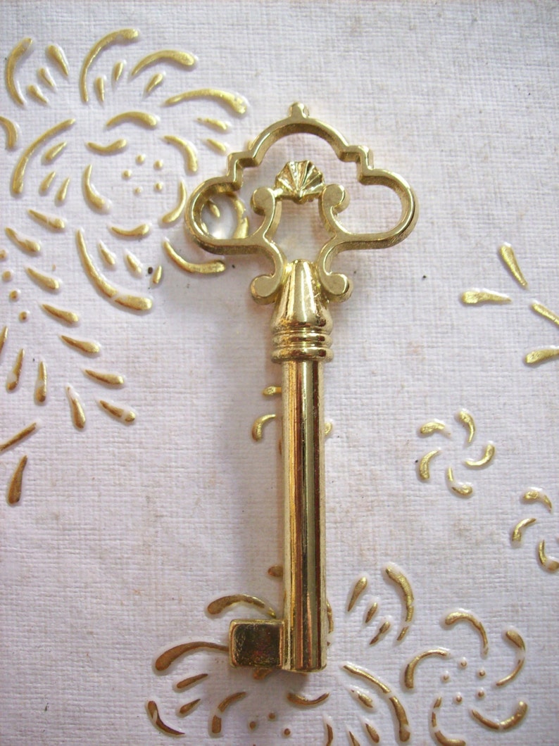 Vintage Italy Ancient Gold Key for High Quality Doors.key for - Etsy