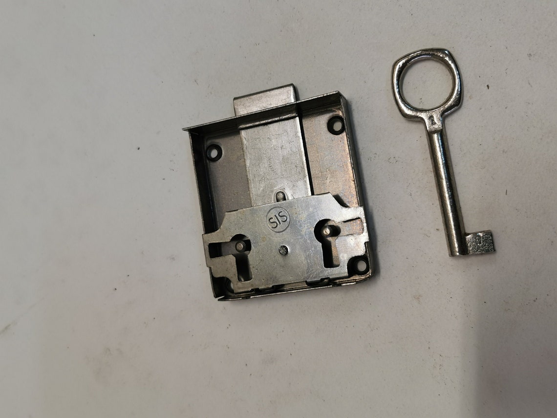 Vintage Italy LOCK With Steel Body With Iron Front Plate Mm - Etsy