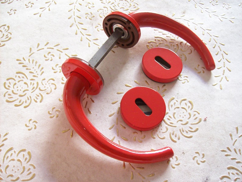 Vintage Italy Red Handle of Very High Quality. Red Handles. Italian ...