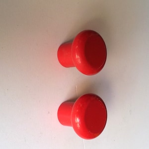 Italy Brass Knobs in High Quality. Brass Red Drawer Pull. Turned Red ...